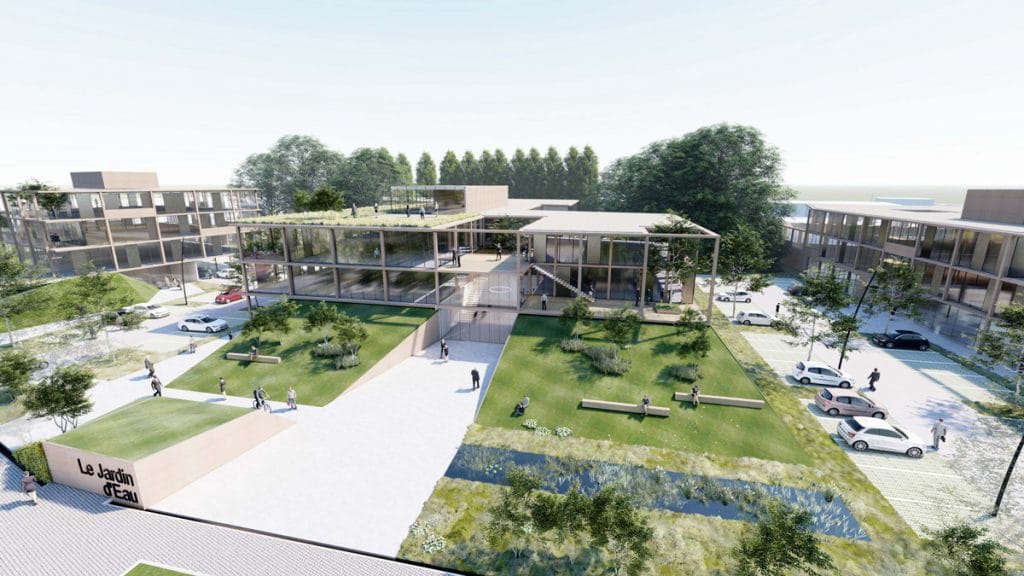 Lauréat pour un ensemble de Bâtiments tertiaires en R+2 - Construction ...